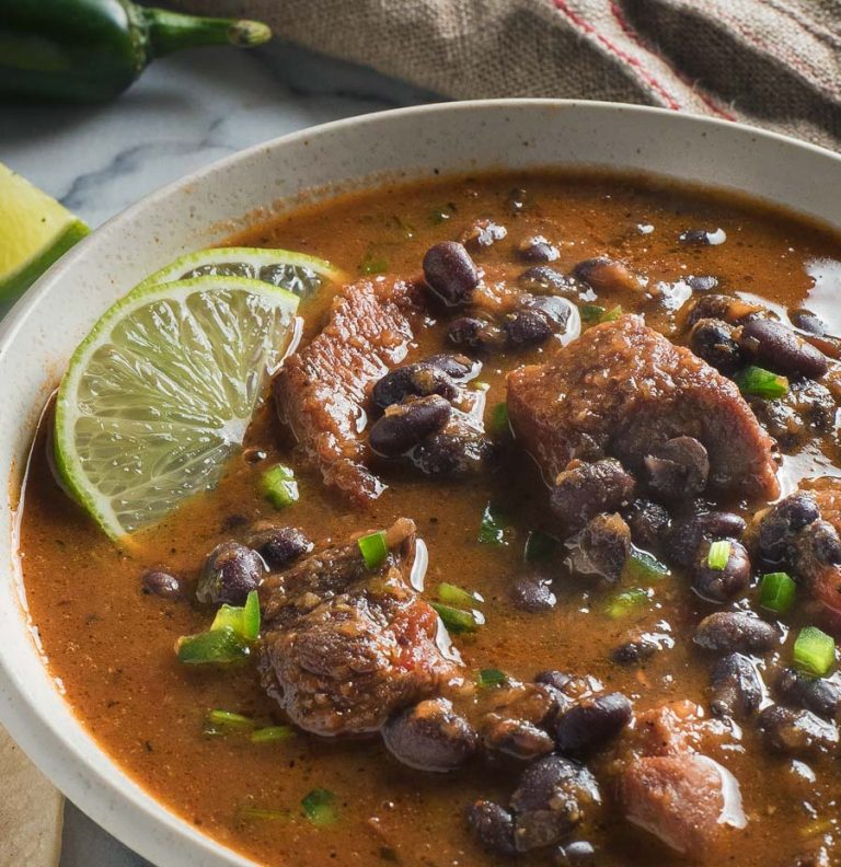 mexican pork and black bean stew - glebe kitchen