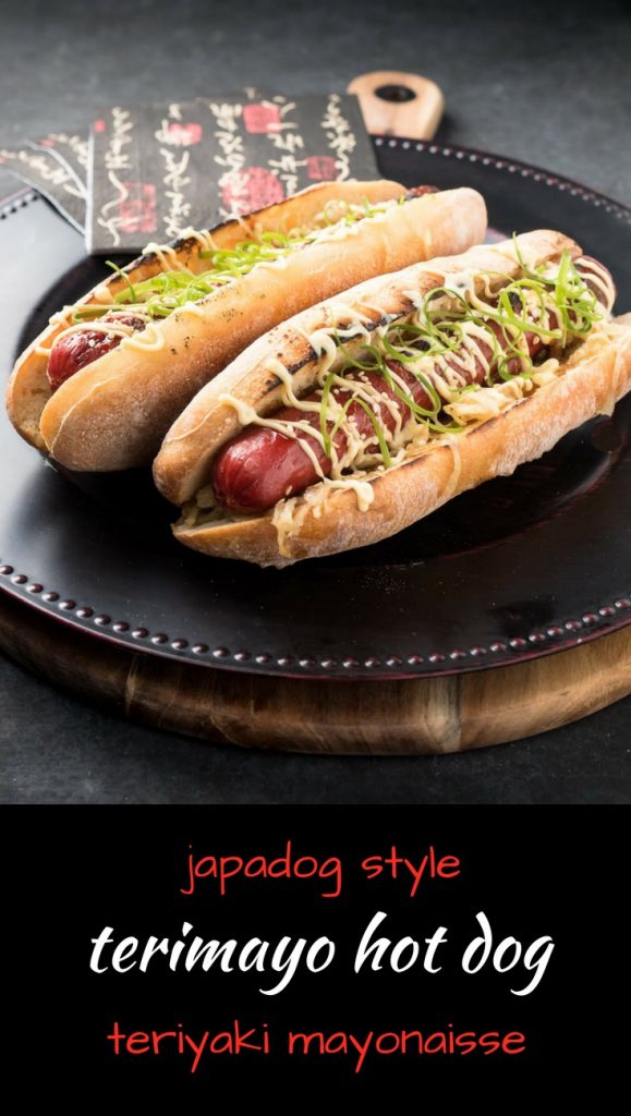 japadog style terimayo hot dog - glebe kitchen