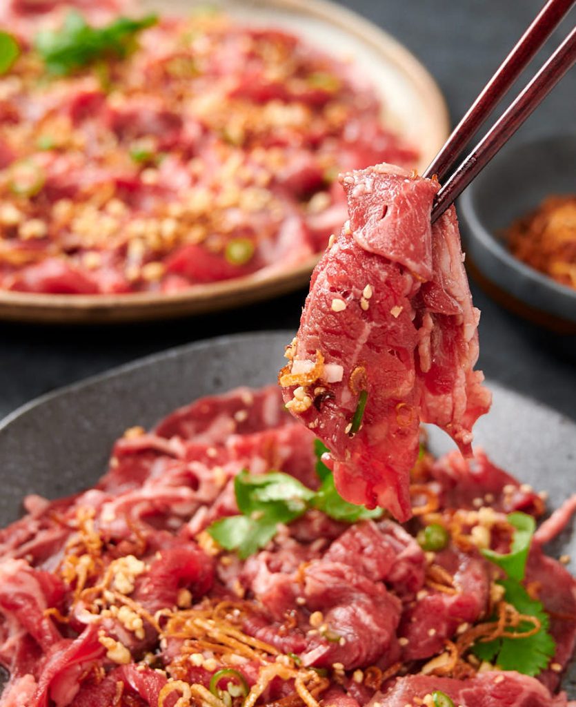carpaccio - asian style - glebe kitchen