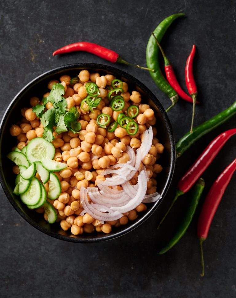 chana chaat - indian chickpea salad - glebe kitchen