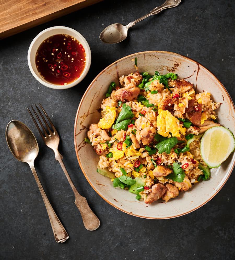 thai fried rice - khao pad - glebe kitchen